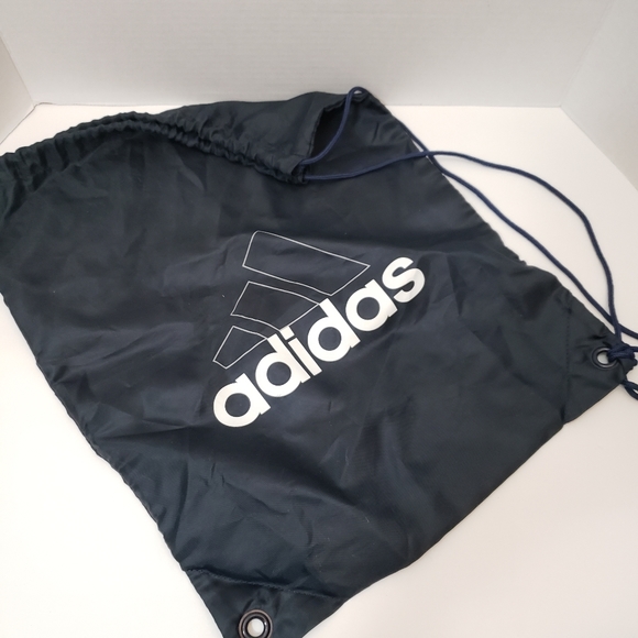 adidas | Bags | Adidas Blue Drawstring Bag | Poshmark